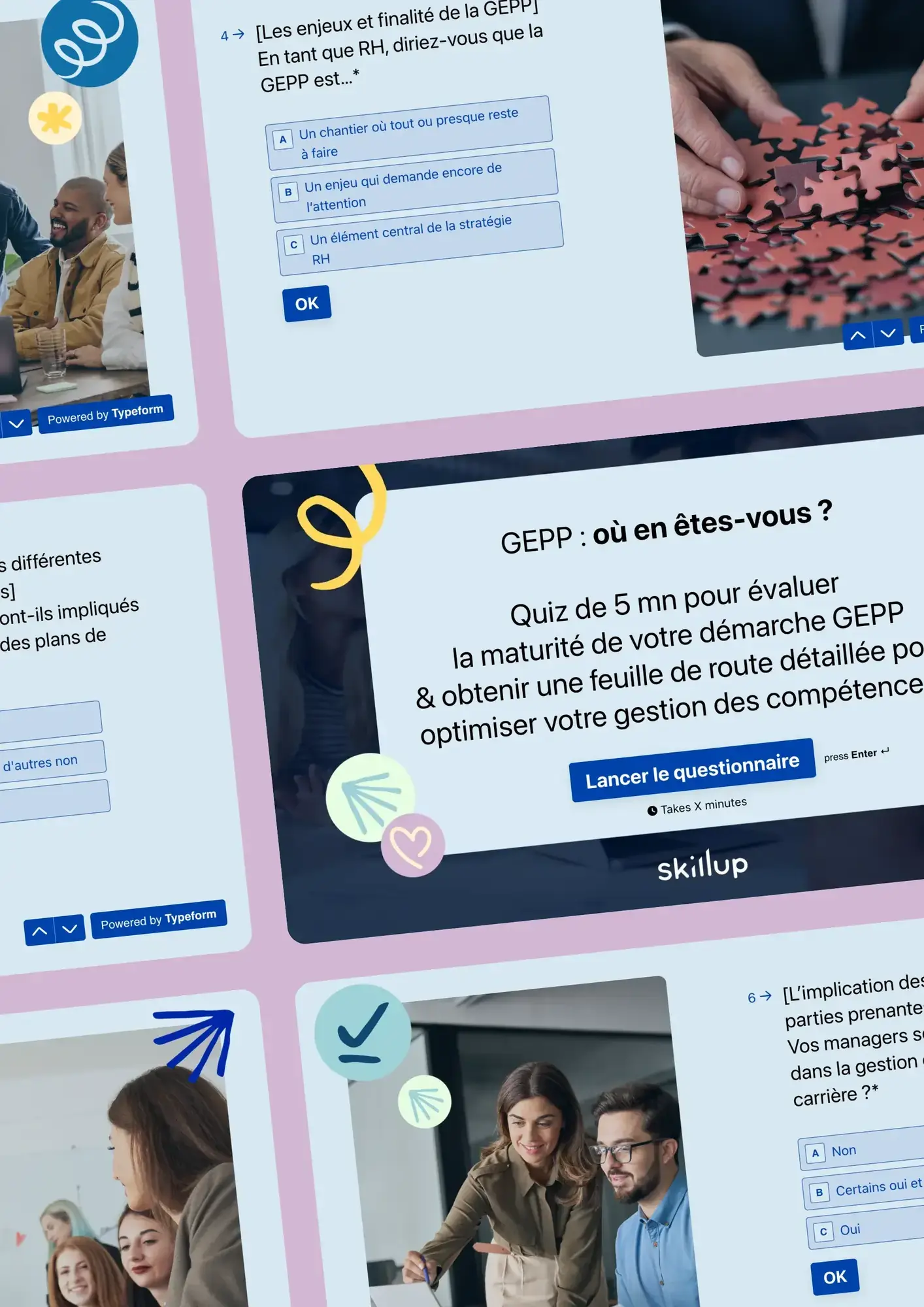 Questionnaire en ligne pour établir un bilan GEPP et recevoir un guide pratique RH